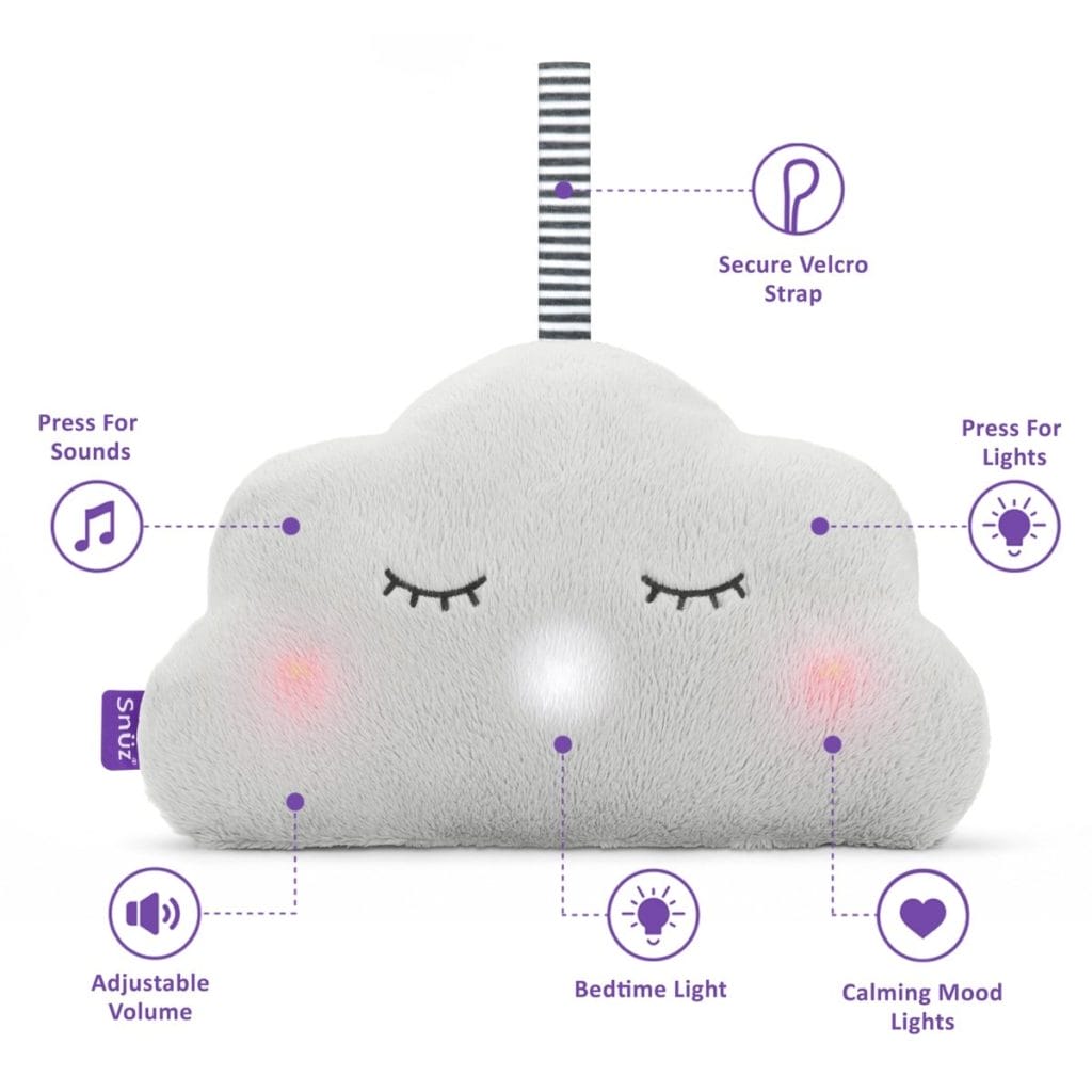 SnuzCloud Baby Sleep Aid – Grey – Babyland