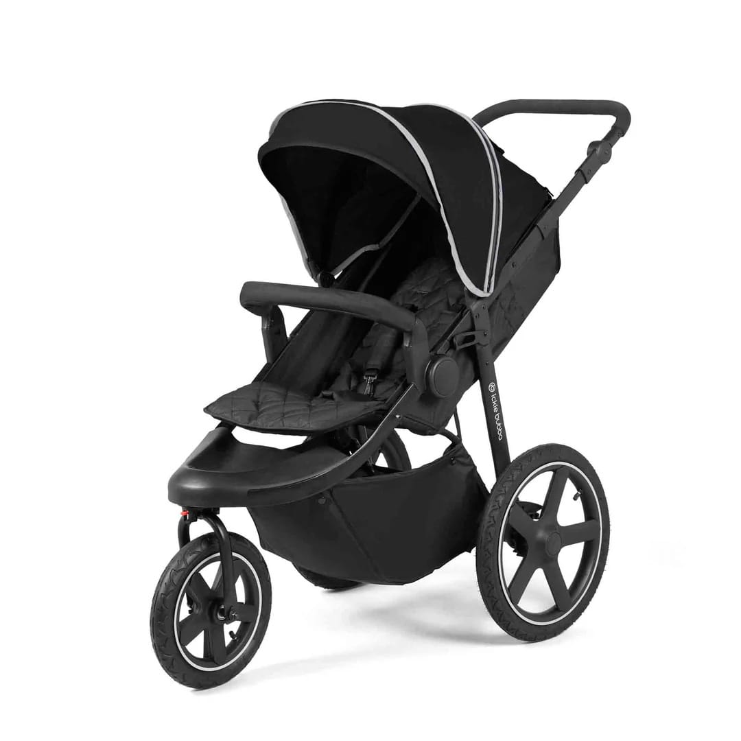Ickle Bubba Venus Max Jogger Stroller - Black - Babyland Fife