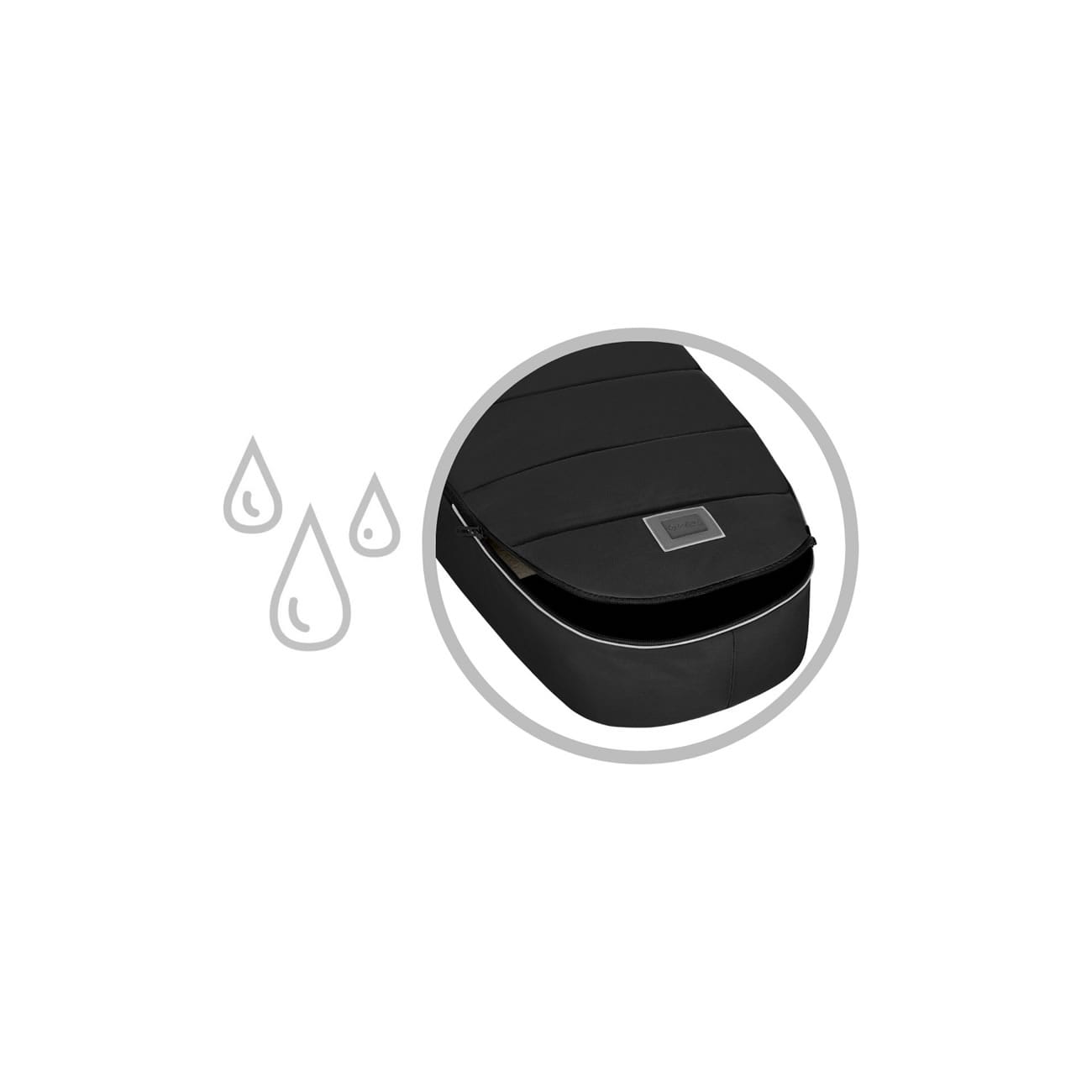 Cybex Platinum Footmuff Sepia Black - Babyland Fife