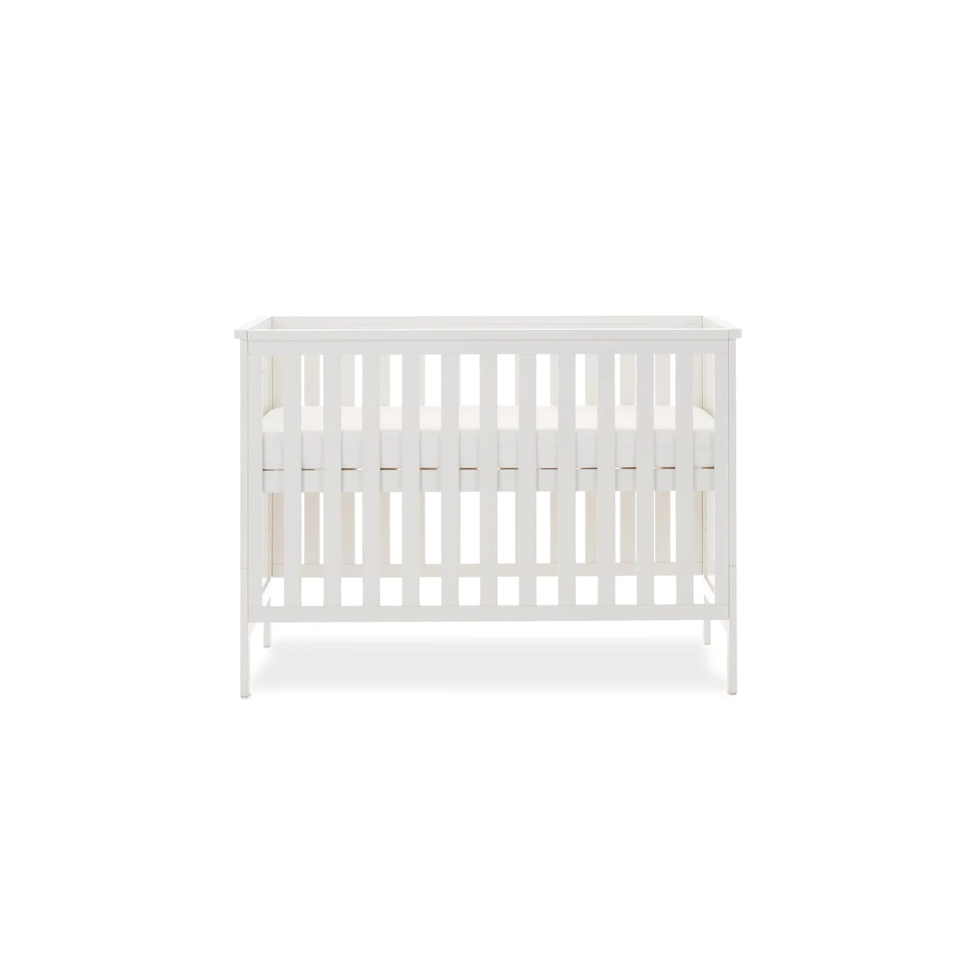 Obaby Evie Mini Cot Bed – White – Babyland