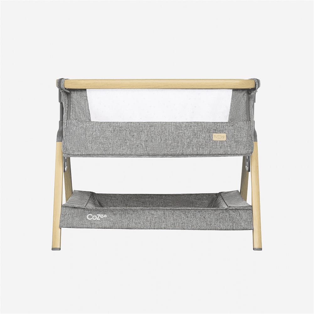 Tutti Bambini CoZee Mini Me Play Crib – Oak/Charcoal – Babyland