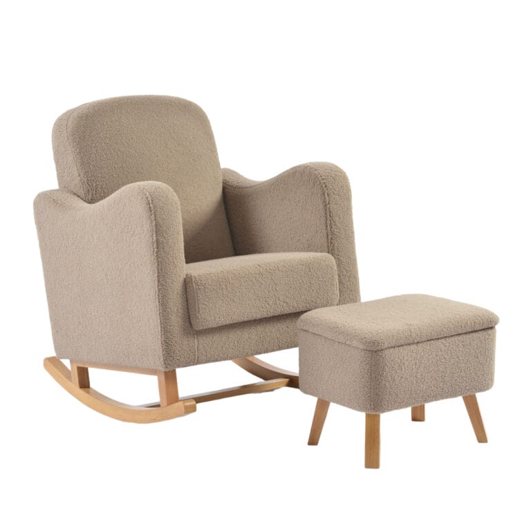 Bebe & Beyond Soother Nursing Chair Biscuit Boucle – Babyland